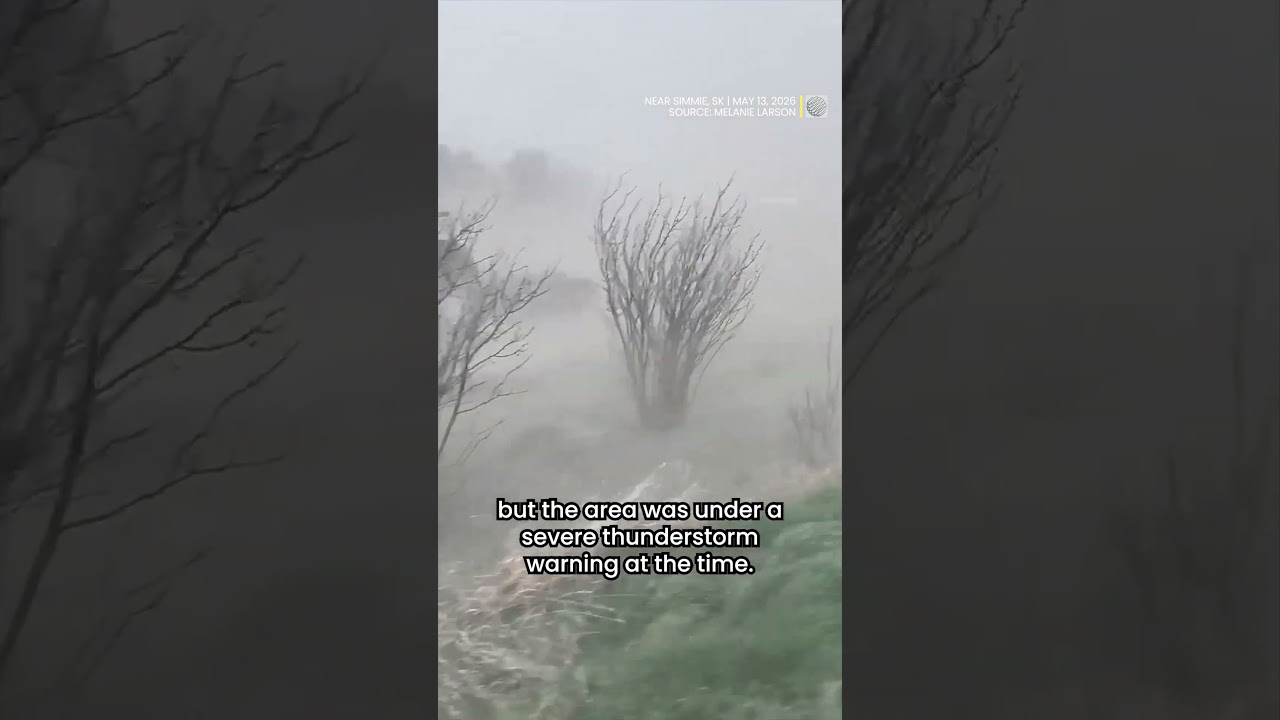 Dust storm turns sky as dark as night in Saskatchewan | #duststorm
