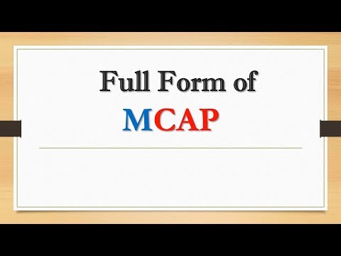 Full Form of MCAP || Did You Know?