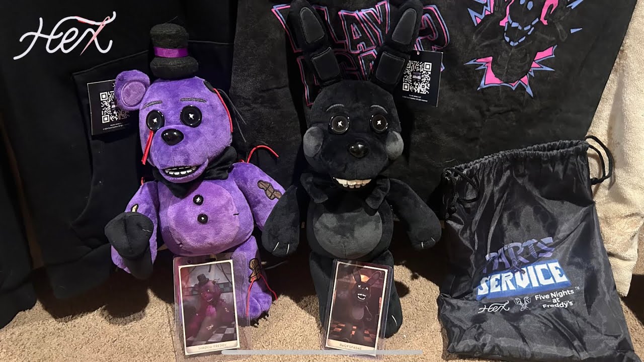 FNaF HEX Shadow Plush Bundle Review!
