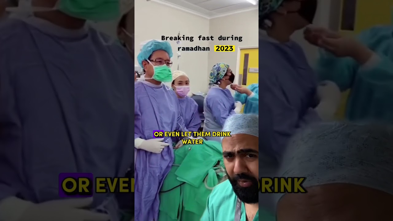 Doctor Reacts To Breaking Fast Mid-Surgery During Ramadan!