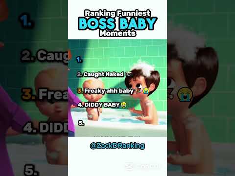 Ranking Funniest Boss Baby Moments😂😂
