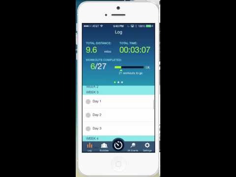 Award Winning Couch-to-5K APP iOS 7
