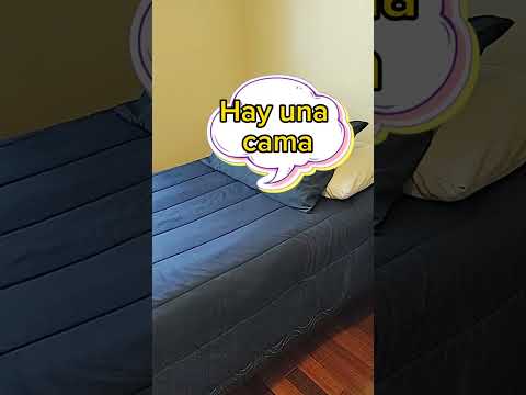 Vocabulary: Bedroom furniture in Spanish. Verbo Hay Practice - How to say bedroom in Spanish