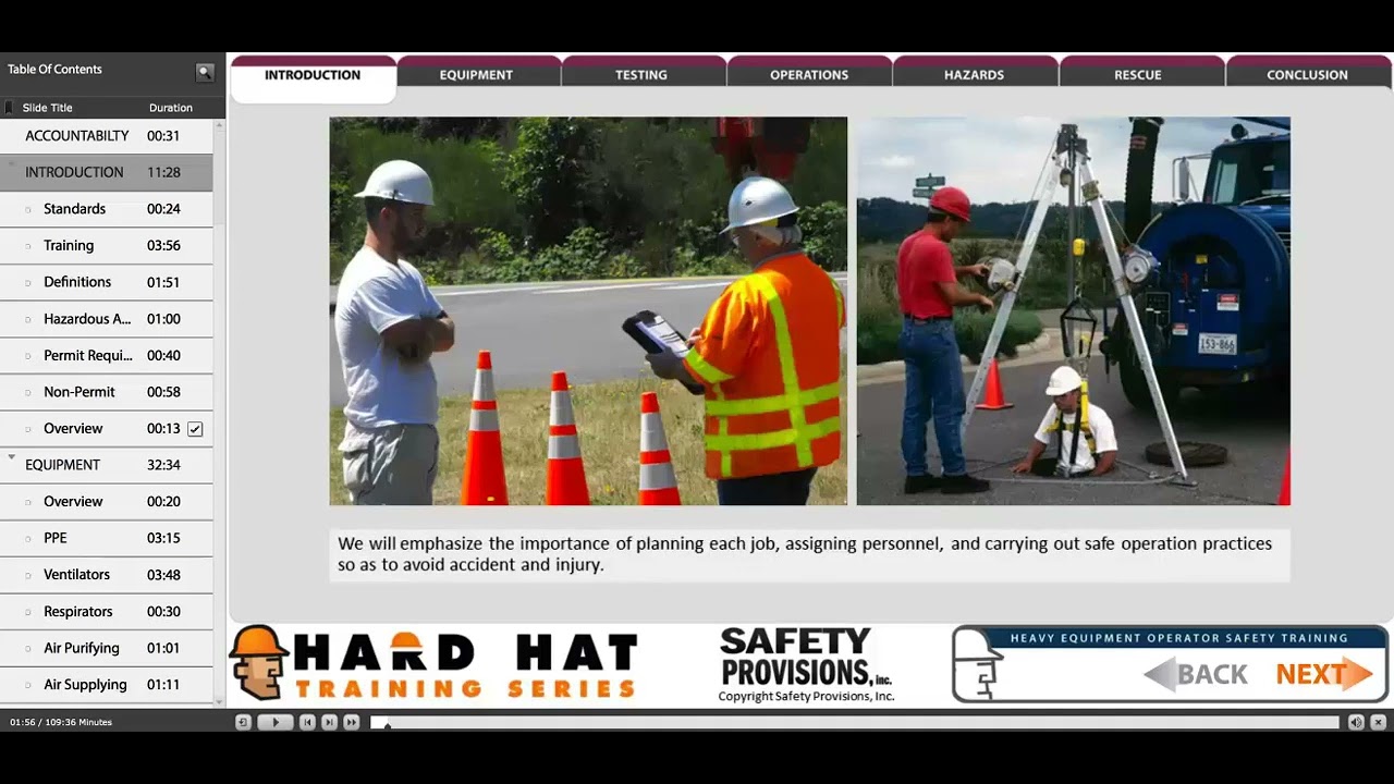 Confined Space Entry and Rescue Online Course Preview