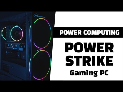 Power Strike Gaming PC PreBuilt Intel i5 9400F 16GB 3000MHz 1TB SSD GTX 1660 Super 1080P Gaming PC