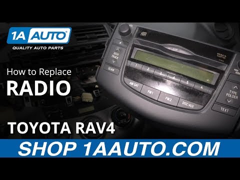 How to Replace Radio 05-16 Toyota RAV4