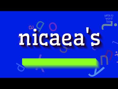 How to say "nicaea's"! (High Quality Voices)