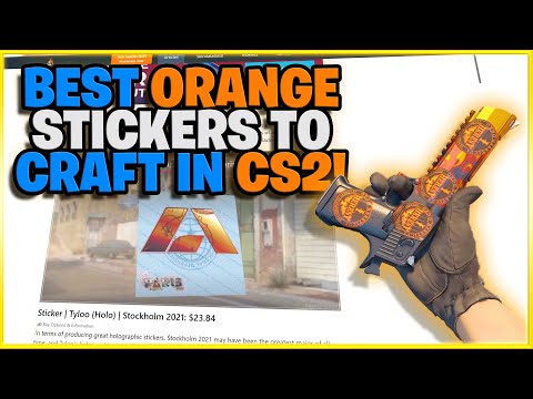 BEST CS2 ORANGE STICKERS FOR CRAFTING! #Esportfire #cs2 #crafts