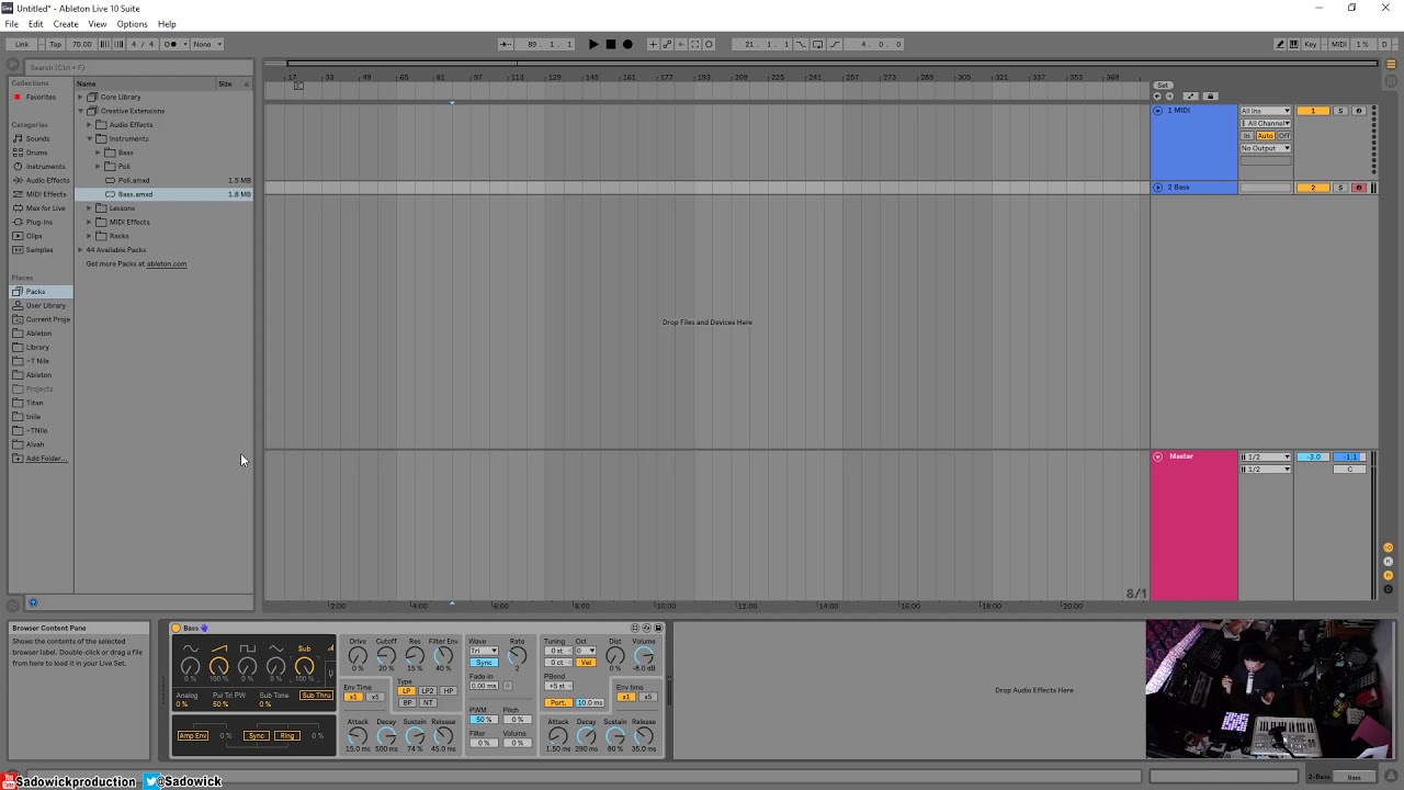 Ableton Live 10 - Max for Live Essentials Bass Tutorial
