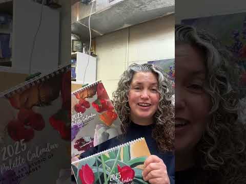 Calendar giveaway #2025wallcalendar #artcalendar