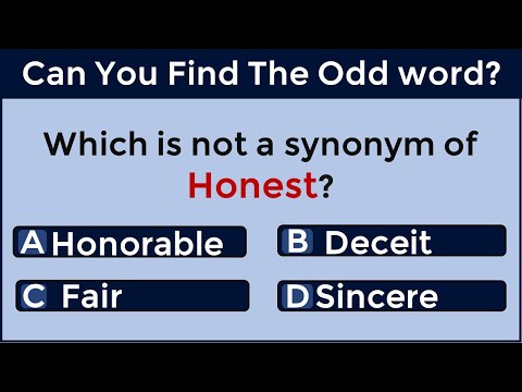 ENGLISH SYNONYM QUIZ: CAN YOU PASS THIS QUIZ? CAN YOU SCORE 15/15