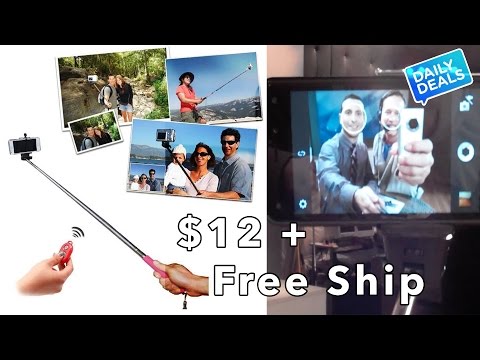 $12 Bluetooth Selfie Stick Savings - The Deal Guy