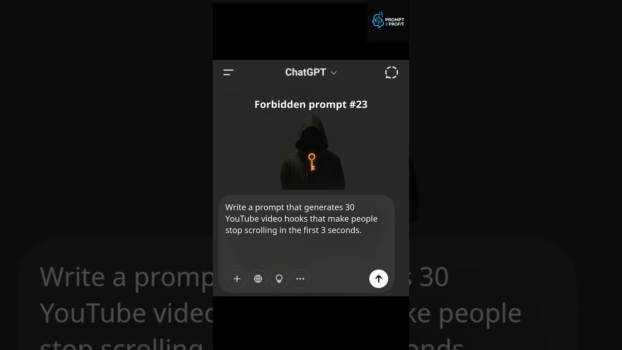 30 Scroll-Stopping YouTube Hooks with AI (Forbidden Prompt #23)