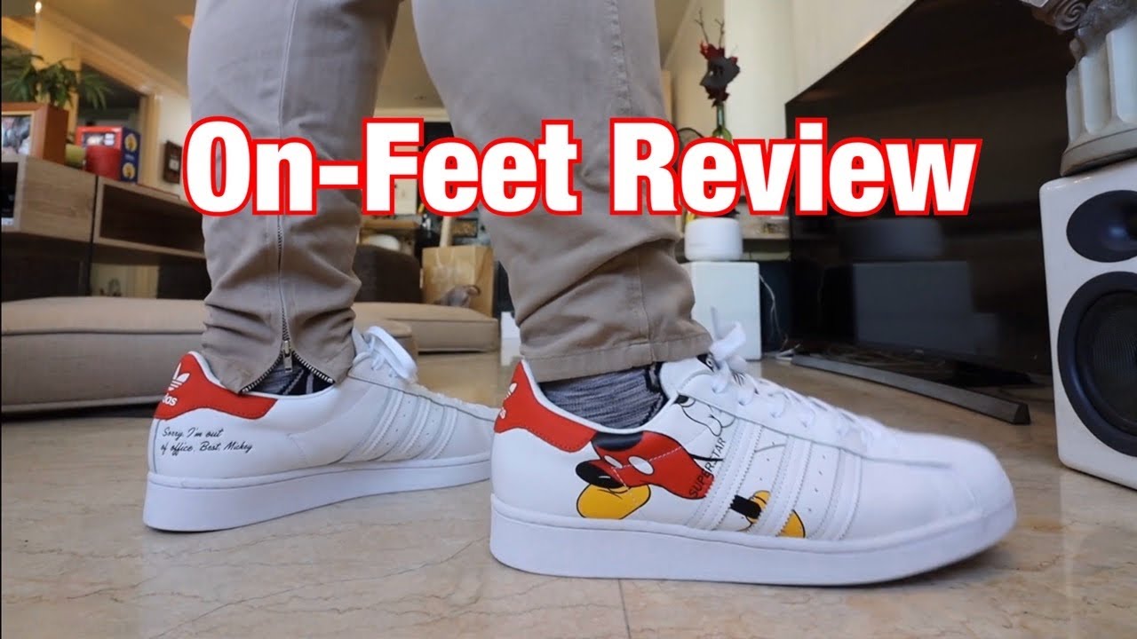 UNBOXING THE MICKEY MOUSE x ADIDAS SUPERSTAR (On-feet Review!)