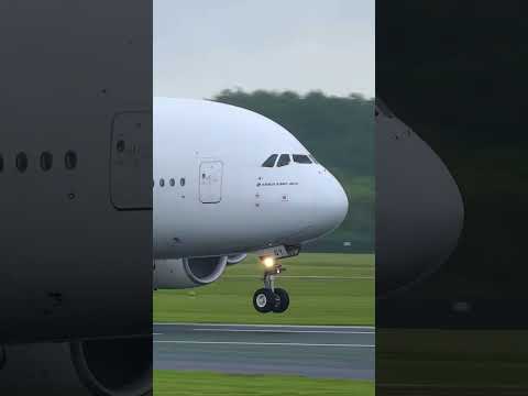 Awesome A380 Take Off! 🔊✈️