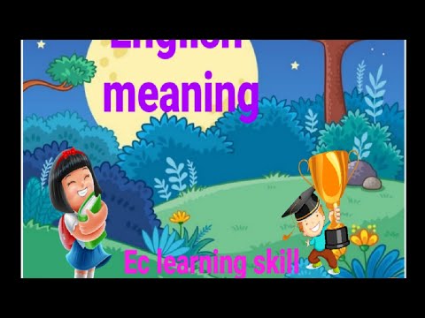 English meaning/Synonyms in English