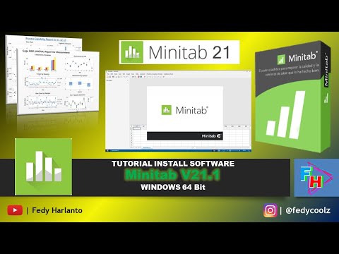 Tutorial Install Software Minitab 21.1 | Windows 64 Bit