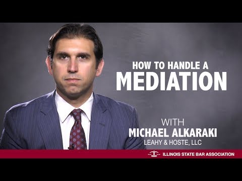 How to Handle a Mediation