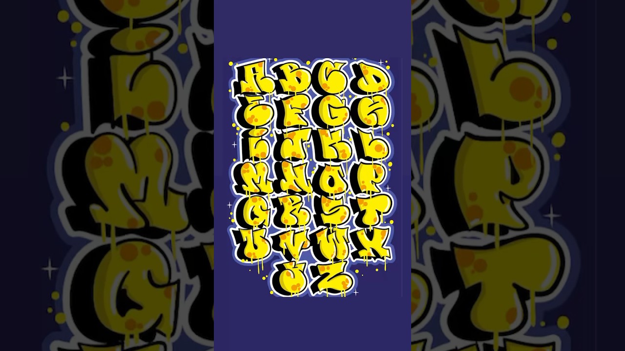 ALFABETO MURAL —— #graffiti #grafite #tag #tagging #letras #lettering #art #arte #bomb #letters