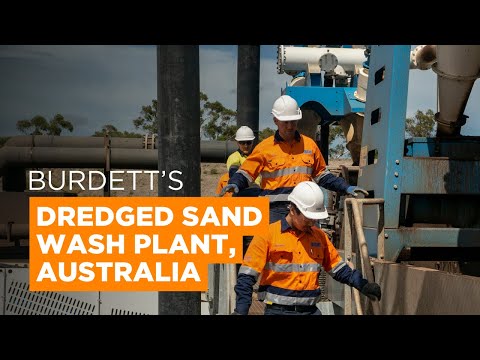 Burdett's 250tph dredge and dry-fed plant in Victoria, Australia.