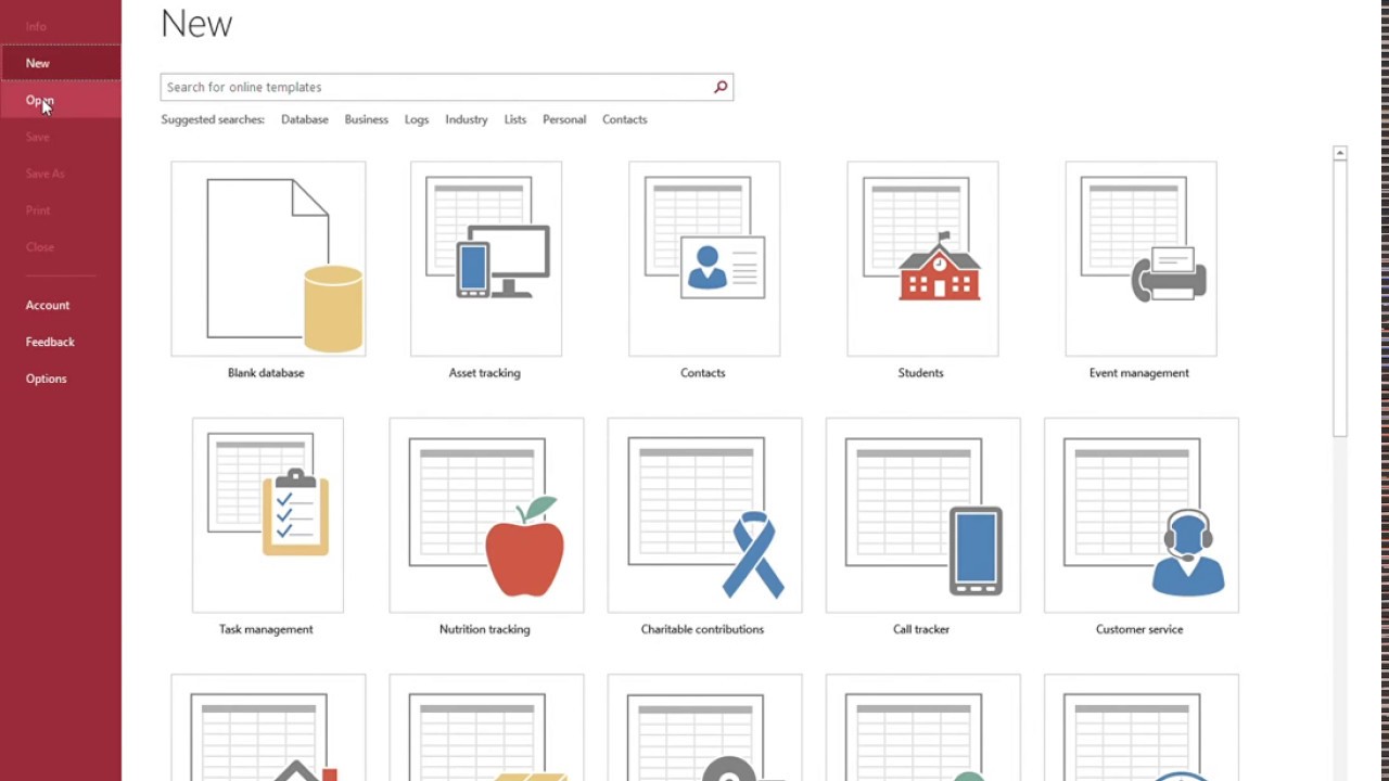 MS Access Advance Menu Bar