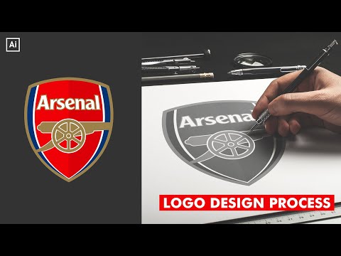 Arsenal Football Club Logo Design | Logo Design Process From Start To Finish