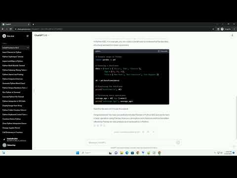 how to install pandas in python idle