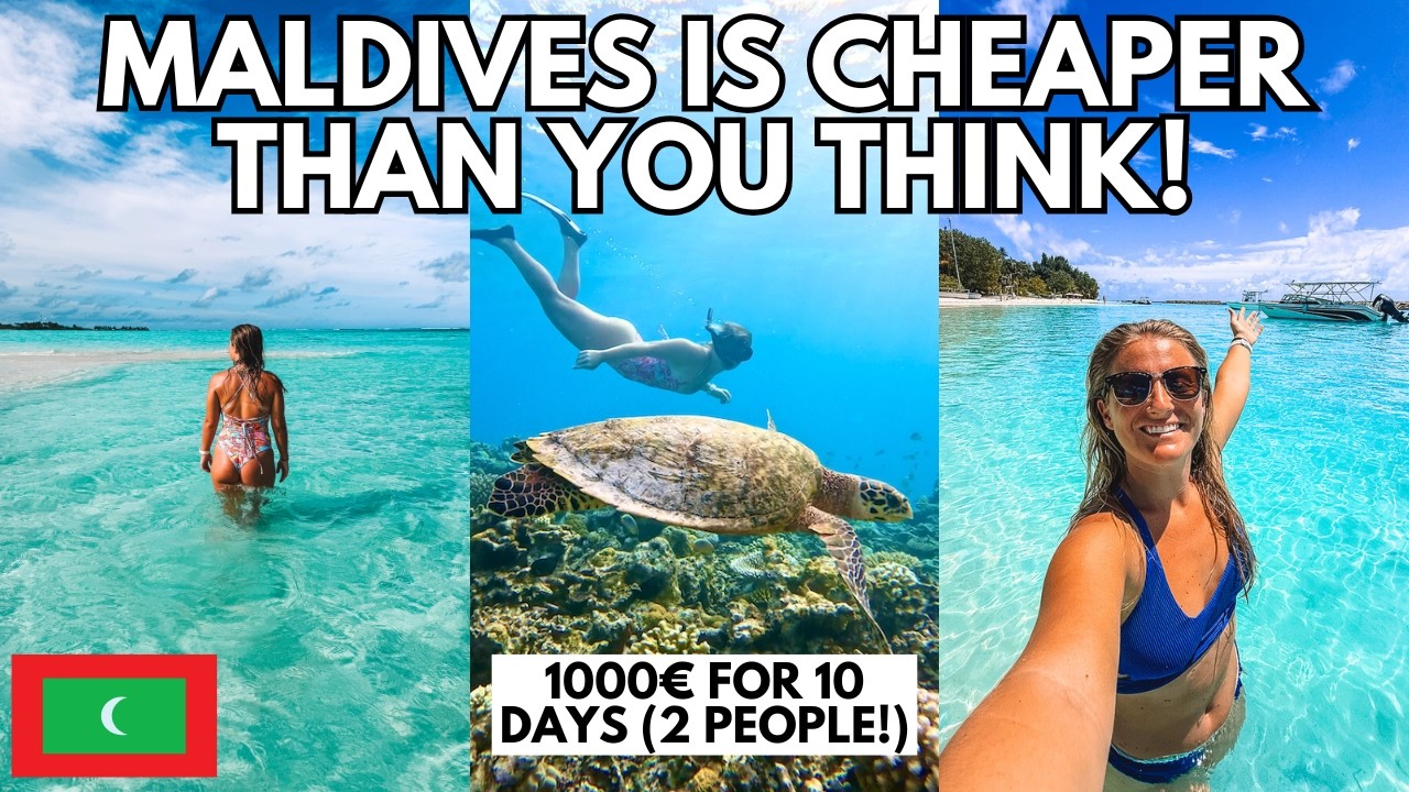 How To Travel MALDIVES ON A BUDGET: Exact Prices & Money Saving Tips! Under 1000€ in 10 Days!