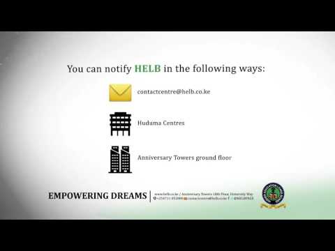 HOW TO CHANGE YOUR HELB CONTACT INFORMATION.