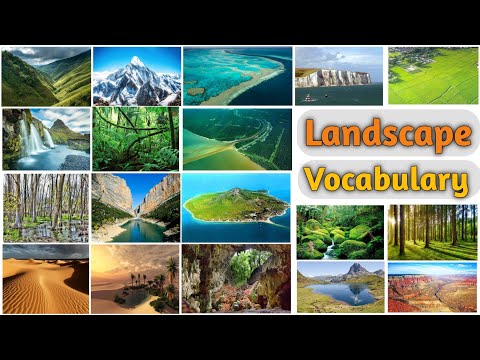 Landscape Vocabulary ll Different Landscapes Names In English With Pictures ll Geographical places