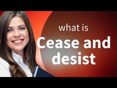 Cease and Desist: Understanding Legal Phrases in English