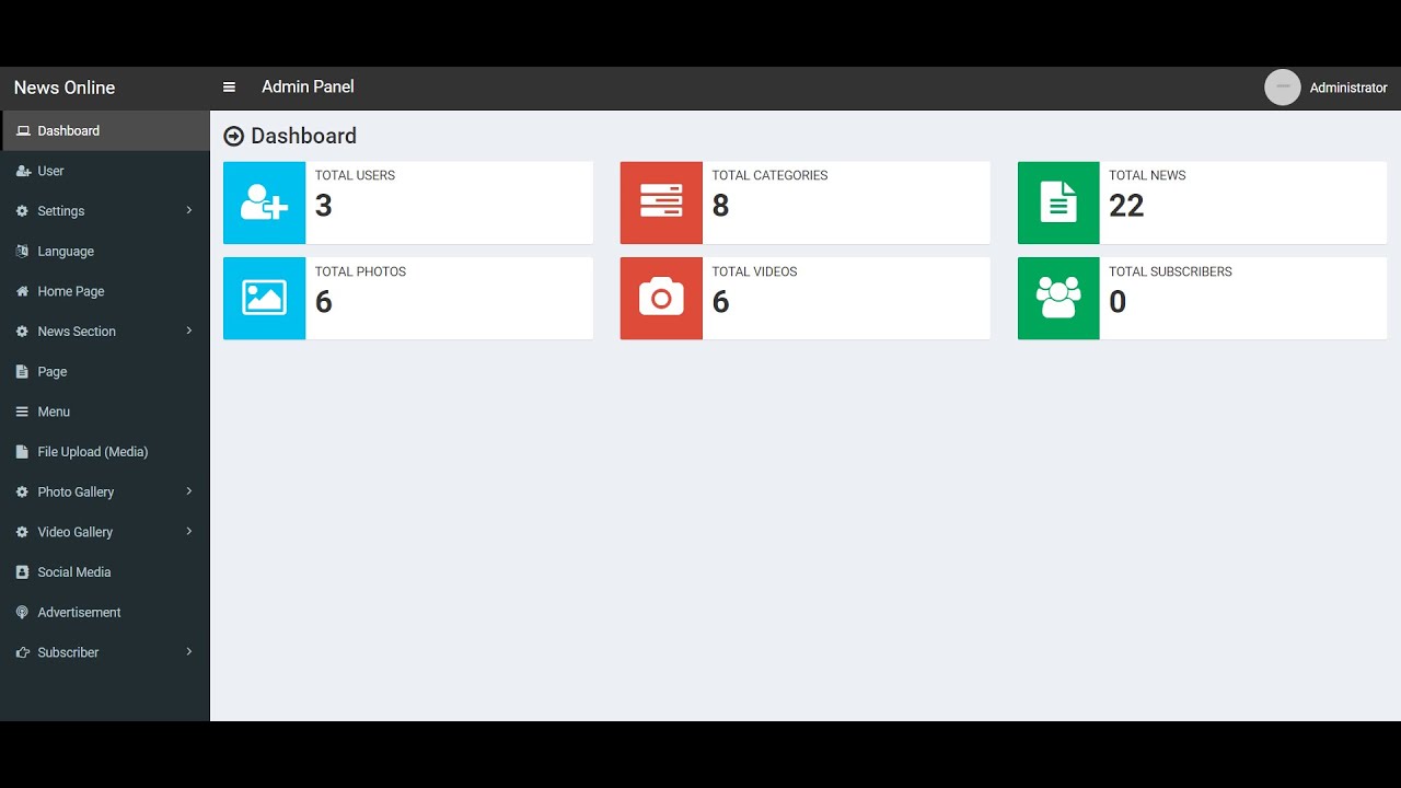 Responsive Newspaper CMS PHP Script