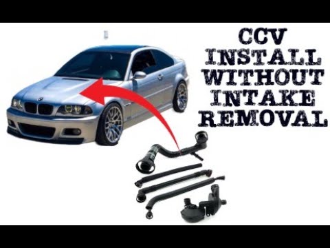 BMW E46 CCV ( Crankcase Vent Valve) remove / install without intake removal