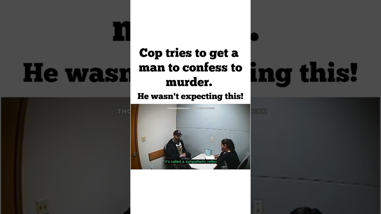 COP TRIES TO GET A MAN TO CONFESS TO MURDER - HE WASN'T EXPECTING THIS! #owned #interrogations