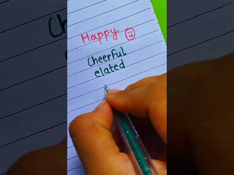 synonyms of happy #shorts #happy #synonyms