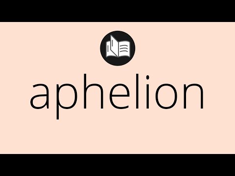 What APHELION means • Meaning of APHELION • aphelion MEANING • aphelion DEFINITION