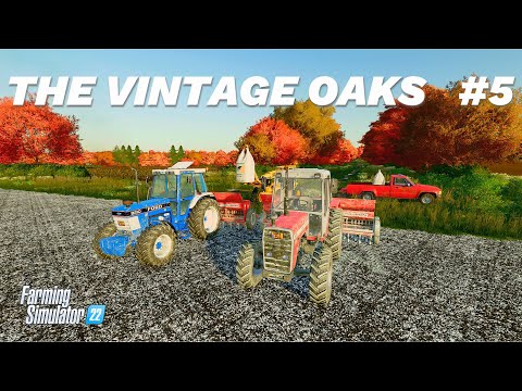 DRILLING Barley & TILLAGE Work!! FS22 VINTAGE OAKS