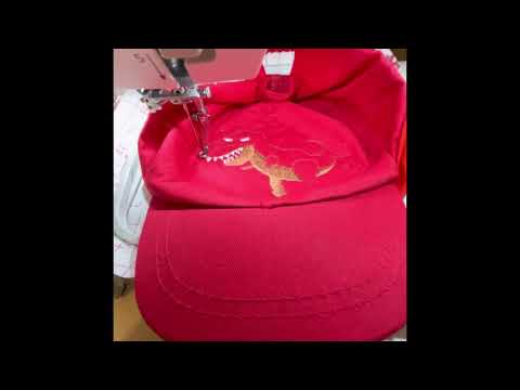 Janome 500e hat embroidery design