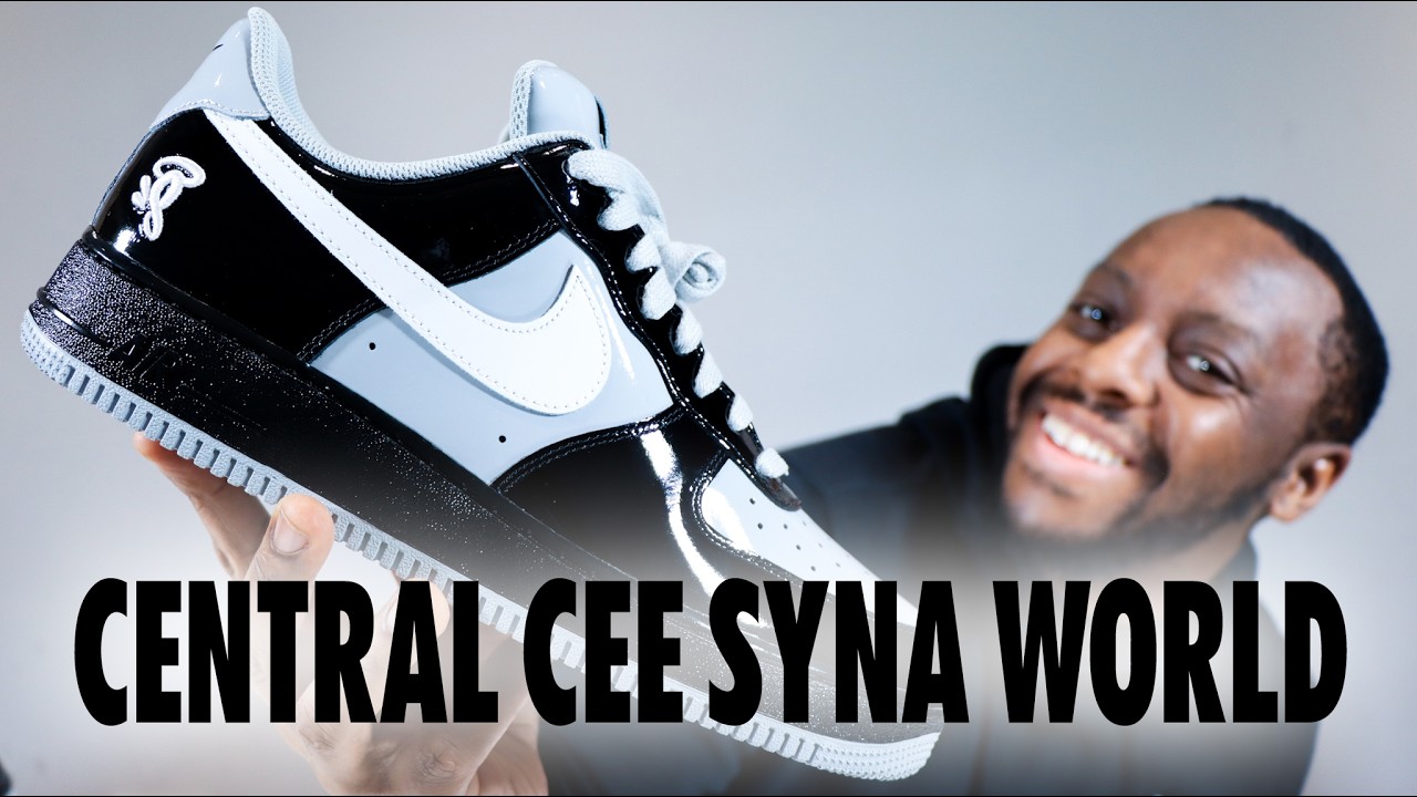 Air Force 1 x Central Cee Syna World Black Grey On Foot Review QuickSchopes 889 Schopes IO9974 010
