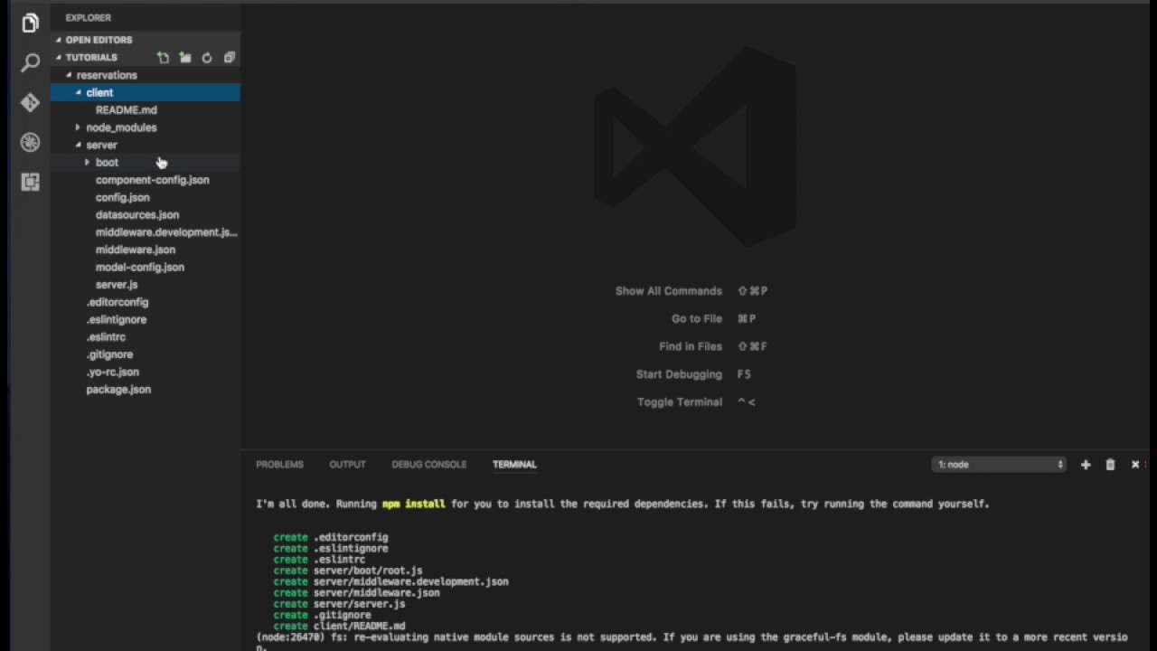 Developing a REST API with Loopback (Getting Started)