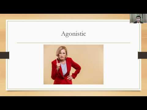 Word/Phrase of the day - Agonistic Meaning