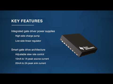 Texas Instruments DRV832x 3-Phase Smart Gate Drivers: New Product Brief | Mouser Electronics