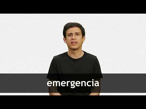 English Translation of “EMERGENCIA” | Collins Spanish-English Dictionary