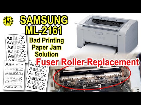 How To Change Samsung Printer Fuser Roller.