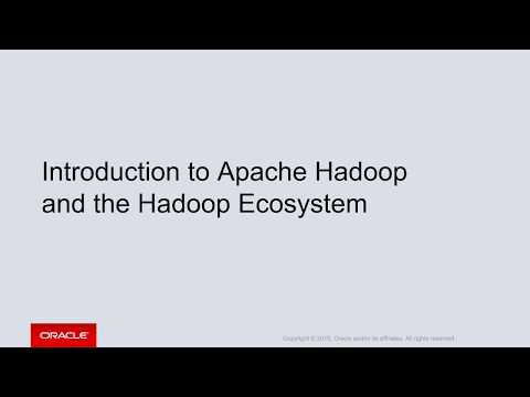 Introduction to Hadoop and the Hadoop Ecosystem
