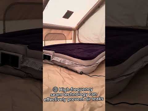 CHILLSUN Air Mattress Queen Size Inflatable Airbed with Built-in Pump for Guest Home Camping Travel