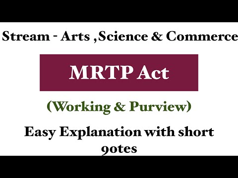 (works) “Monopolistic & Restrictive Trade Practices”(MRTP)... #economics #1920stech #viral #youtube