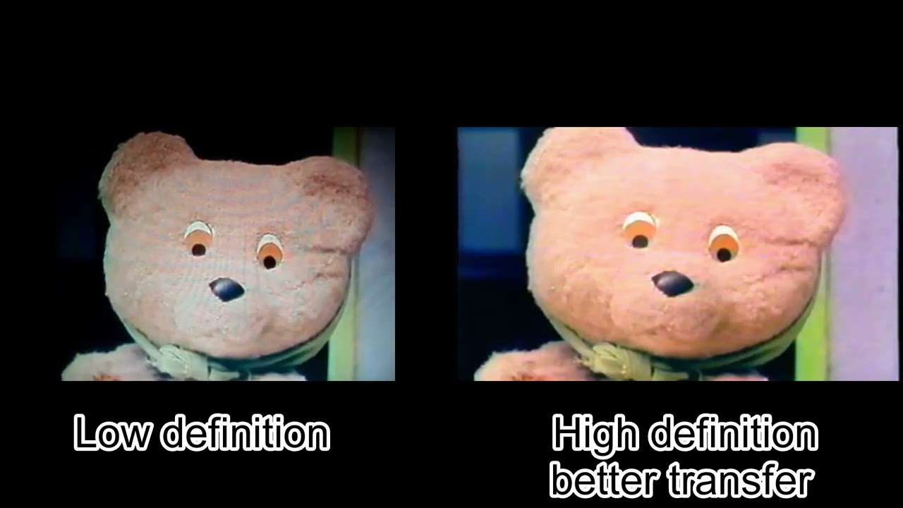 Noddy Meets Father Christmas (1975) Cosgrove-Hall low quality vs better transfer