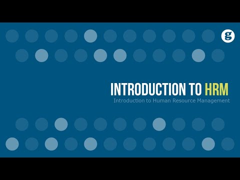 Introduction to Human Resource Management