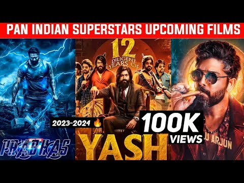Top 5 Pan Indian Superstars Upcoming Movies 2023-2024 | Pan Indian Actors Upcoming Movies